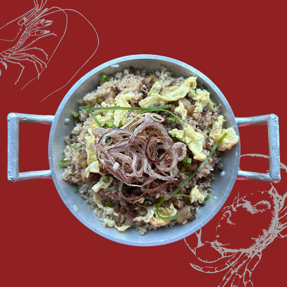 Sisig Fried Rice – The Red Crab Delivery